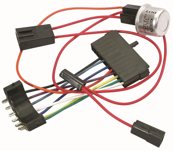 Classic Performance Tilt Column 4 Way Flasher Kit & Plug Adapter for 64 ...