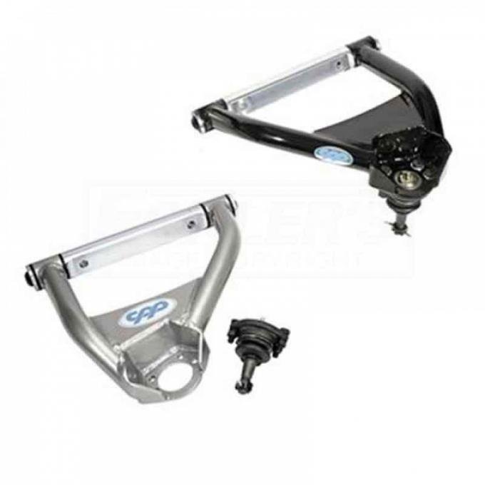 CPP Tubular Control Arm Kit, Upper and Lower, Black 6774TCA-ULK-B ...
