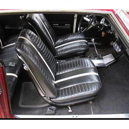 PUI 1967 Chevrolet Chevy II Bucket Front Seat Covers 67XSU