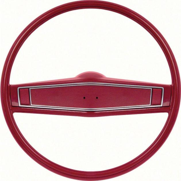Nova Steering Wheel Kit, Standard, Red with Red Shroud, 1969-1970 ...