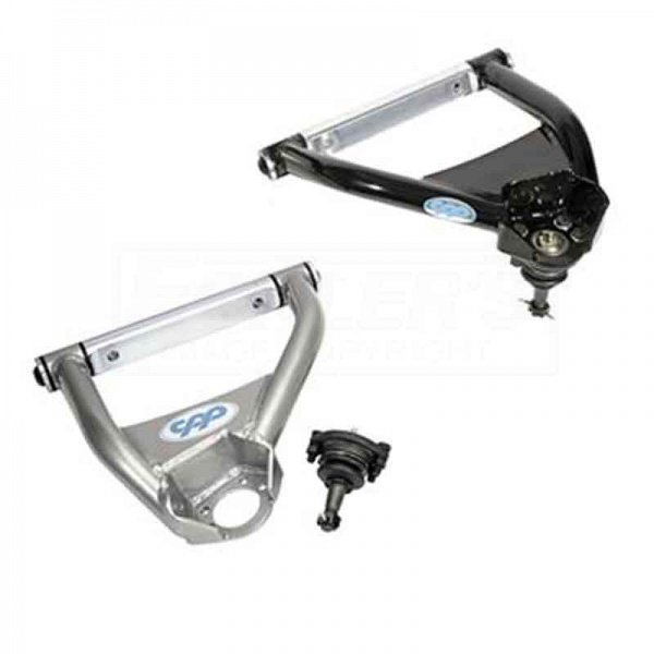 CPP Tubular Control Arm Kit, Upper and Lower, Black 6774TCA-ULK-B ...