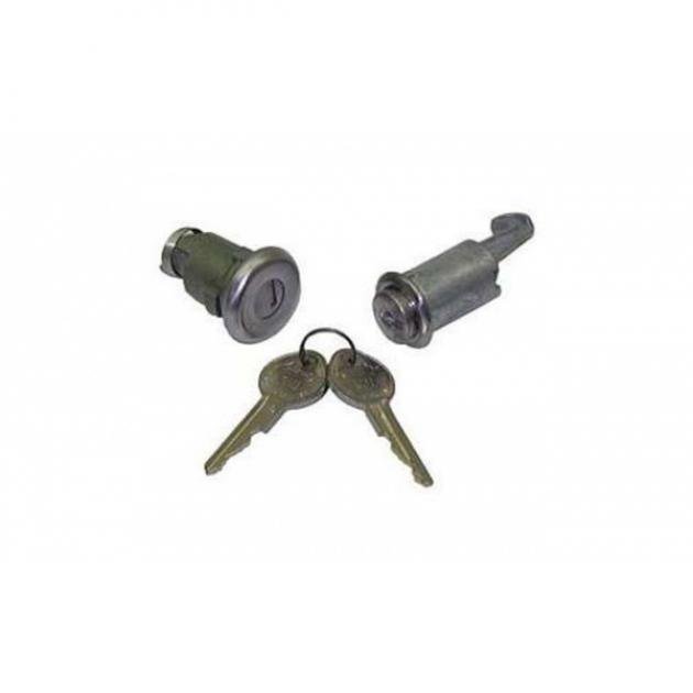 ChevyII-Nova Lock Set, Glovebox & Trunk, With Original Style Keys, 1967 ...