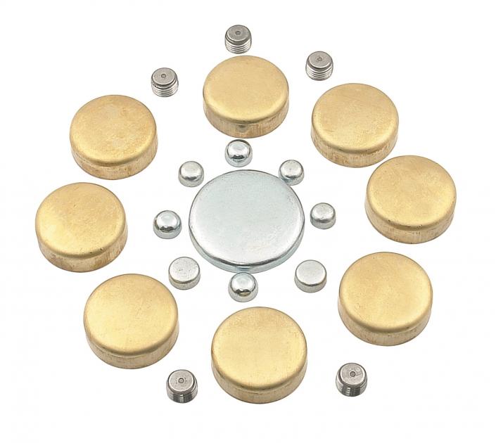 Mr. Gasket Brass Freeze Plug Kit 6481 | Classic Nova