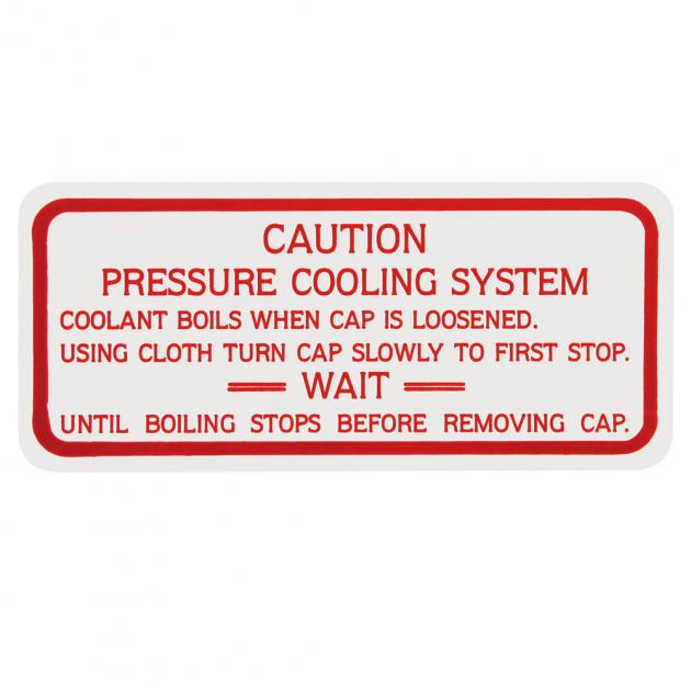 Cooling | Cooling System Decal | Classic Nova