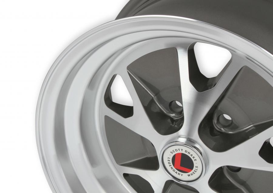Legendary Wheels 1964-1973 Ford Mustang 17x8" Legendary Styled Alloy ...