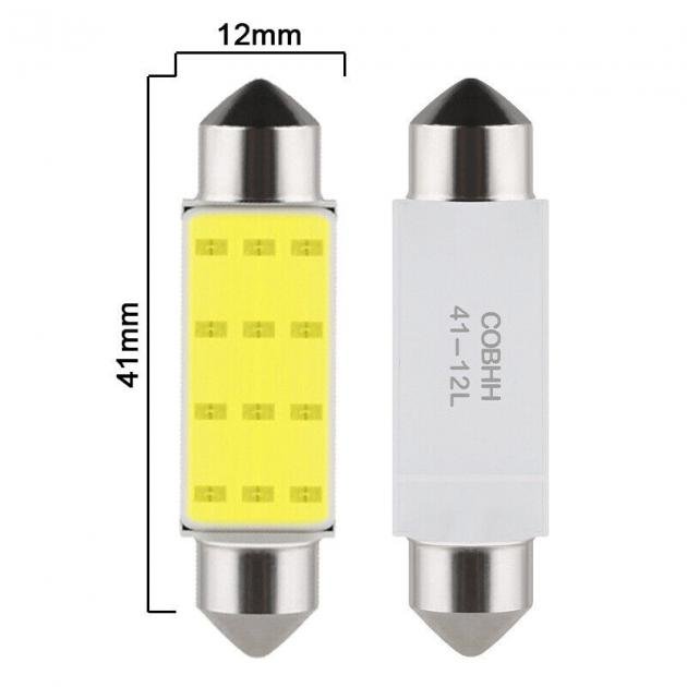 Redline Restomotive® Led Dome / Map Light Interior Bulb, 6000K ...