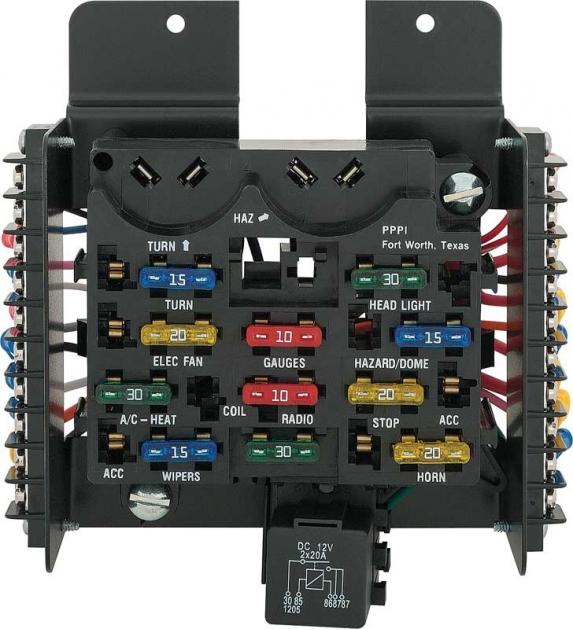 Painless 14 Circuit Universal ATO Fuse Block Assembly 30001 | Classic Nova