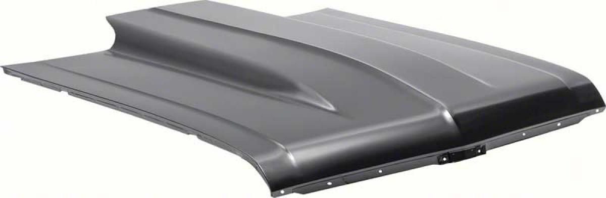 1968-72 Chevy II, Nova, Cowl Induction Hood, Stamped Steel, 4" Rise ...