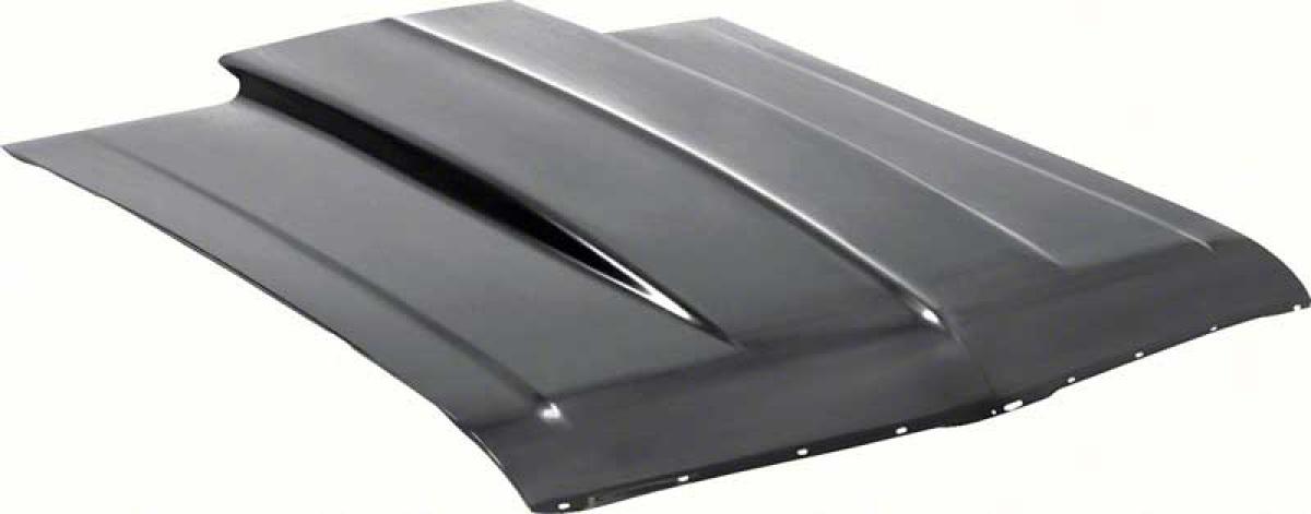1973-74 Nova, Cowl Induction Hood, 2" Rise, Stamped Steel, EDP Coated ...